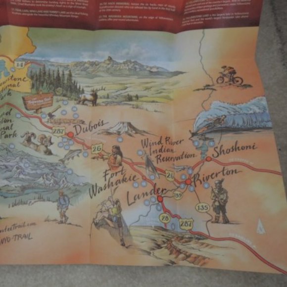 unbranded | Other | Yellowstone National Park Togwotee Trail Brochure ...